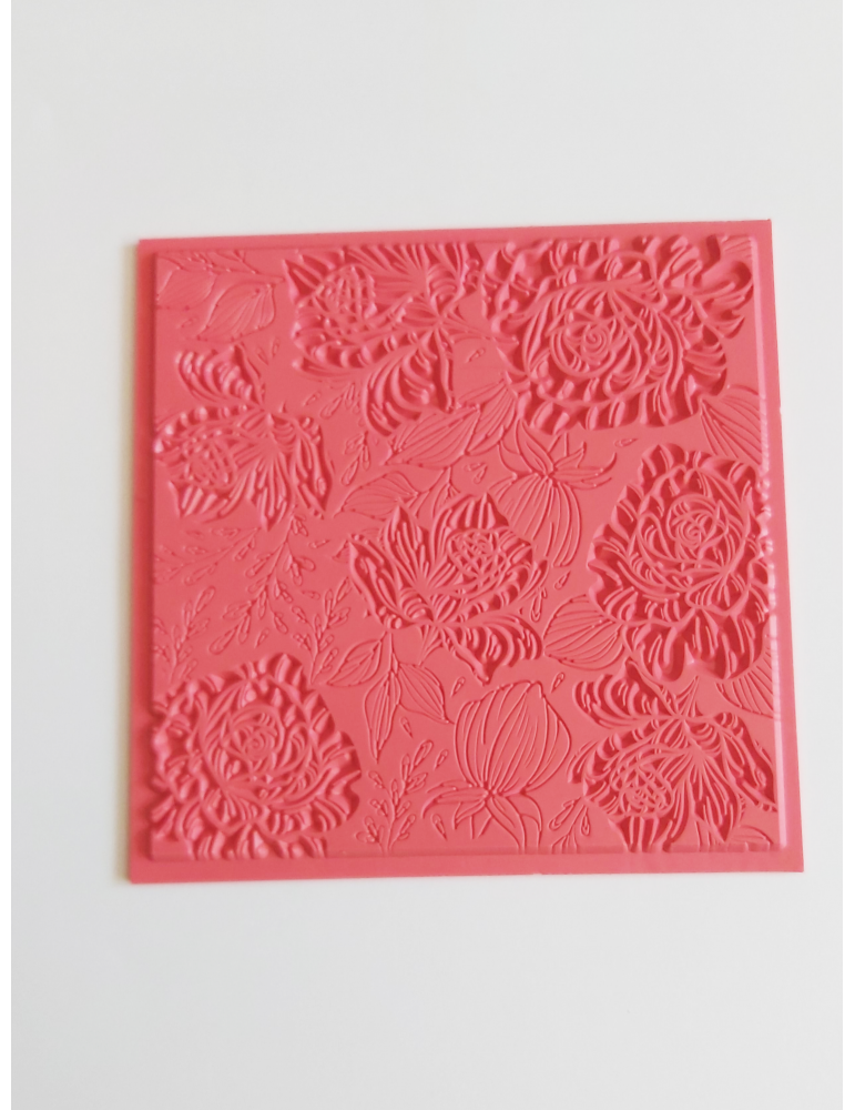 Tapis de texture GRAINE CREATIVE "Rose Vintage" pour pâte polymère.